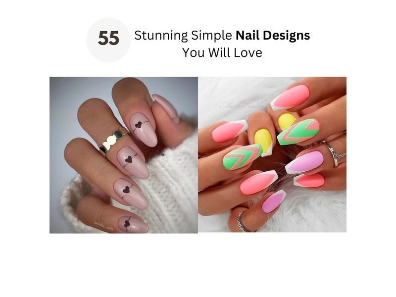 55 Stunning Simple Nail Designs You Will Love - 2023 | Fabbon