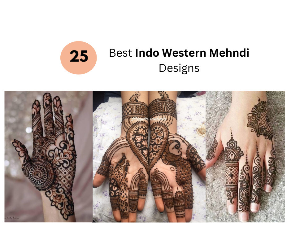 25 Best Indo Western Mehndi Designs | Fabbon