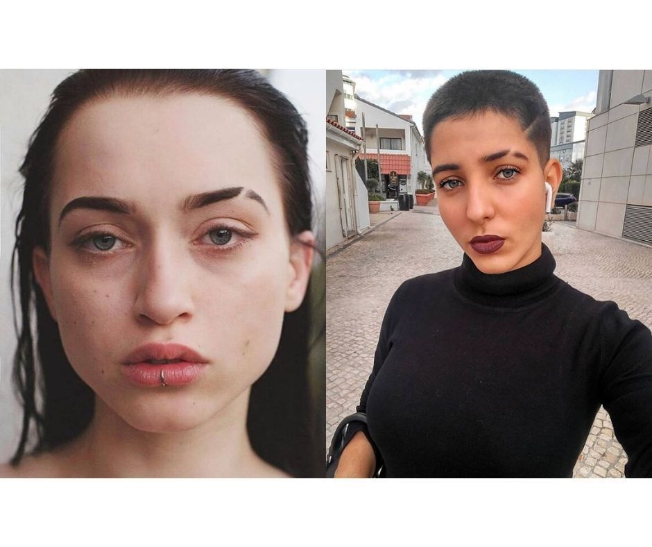 25 Spectacular Eyebrow Slit Ideas For Women – 2022 | Fabbon