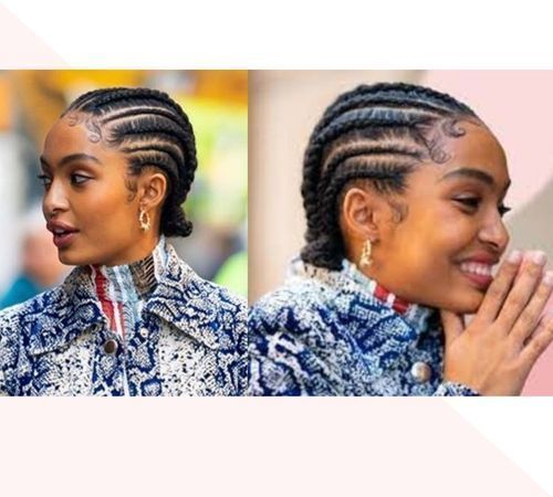 25 Cornrow Hairstyles With Natural Hair - 2022 | Fabbon