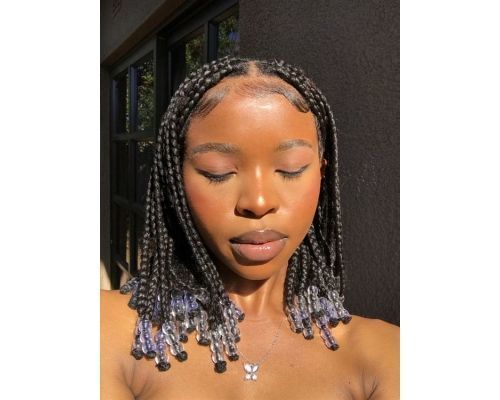 55 Stunning Box Braids With Beads - 2023 (With Images) | Fabbon