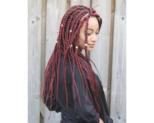 55 Stunning Box Braids With Beads - 2022 (With Images) | Fabbon