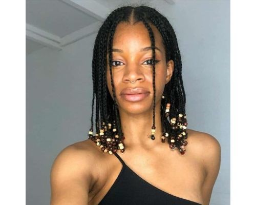 55 Stunning Box Braids With Beads - 2022 (With Images) | Fabbon
