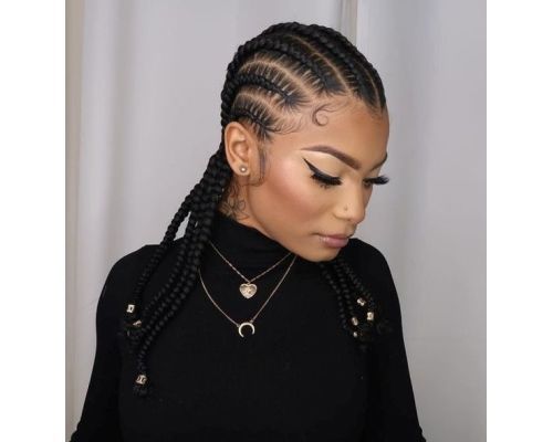 25 Stunning Small Cornrows Hairstyles - 2022 (With Images) | Fabbon