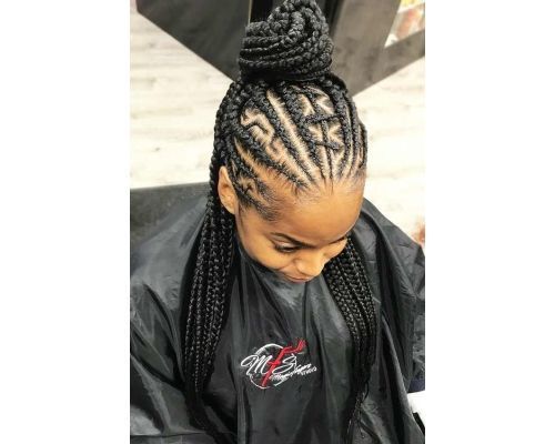 25 Stunning Cornrow Braids Ponytail - 2023 (With Images) | Fabbon