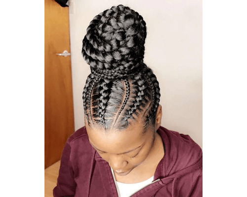 25 Stunning French Braids Hairstyles For Black Hair | Fabbon