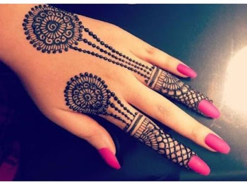 55 Stunning Chain Henna Designs - 2023 (With Images) | Fabbon