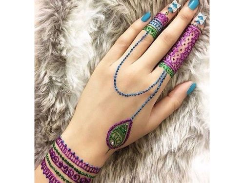 55 Stunning Chain Henna Designs - 2023 (With Images) | Fabbon