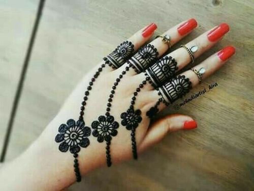 55 Stunning Chain Henna Designs - 2022 (With Images) | Fabbon