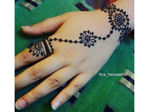 55 Stunning Chain Henna Designs - 2023 (With Images) | Fabbon