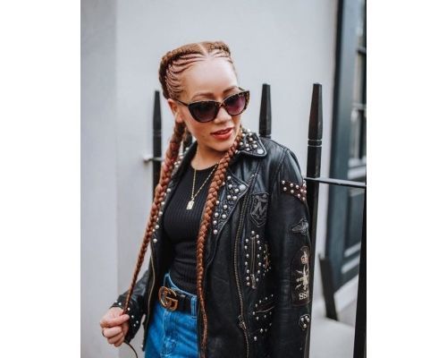 25 Stunning Two Cornrow Braid Hairstyles And Haircuts | Fabbon