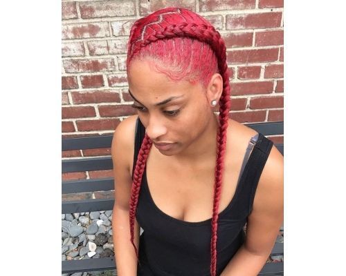 25 Stunning Two Cornrow Braid Hairstyles And Haircuts | Fabbon