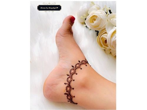 25 Stunning Ankle Mehndi Designs - 2023 | Fabbon