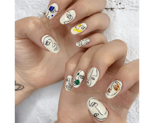 21 Portrait Nail Art Design Ideas Trending In 2023 | Fabbon