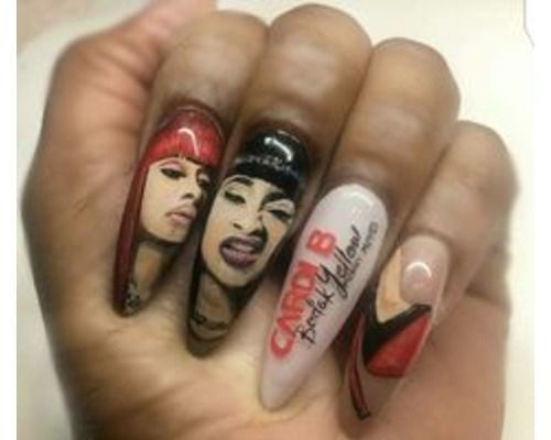 21 Portrait Nail Art Design Ideas Trending In 2023 | Fabbon