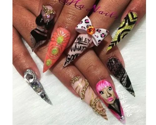 21 Portrait Nail Art Design Ideas Trending In 2023 | Fabbon