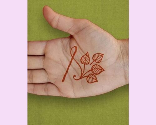 Stylish S Letter Mehndi Designs You Will Love - 2023 (With Images) | Fabbon