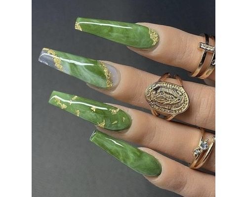 25 Best Olive Nail Designs And Ideas - 2023 | Fabbon