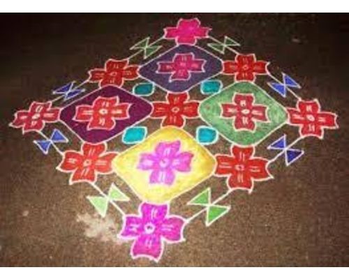 25 Simple And Easy Sand Rangoli Designs - 2023 (With Images) | Fabbon