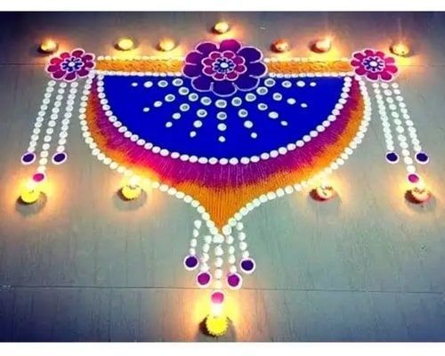 25 Simple And Easy Sand Rangoli Designs - 2023 (With Images) | Fabbon
