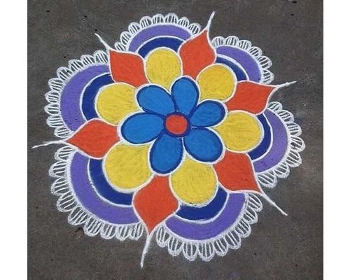 25 Simple And Easy Sand Rangoli Designs - 2023 (With Images) | Fabbon