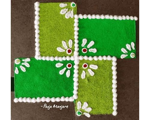 25 Simple And Easy Sand Rangoli Designs - 2023 (With Images) | Fabbon